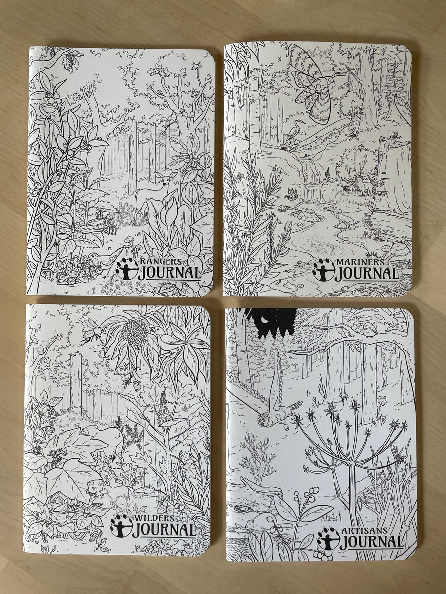 Trackers Journals (4 guild set) & Pencil Kit – Trackers Earth